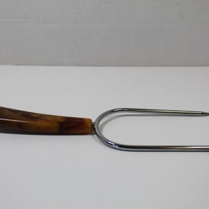 Bakelite Handle Meat Fork / Vintage Mid-century / Marbled Bakelite ...