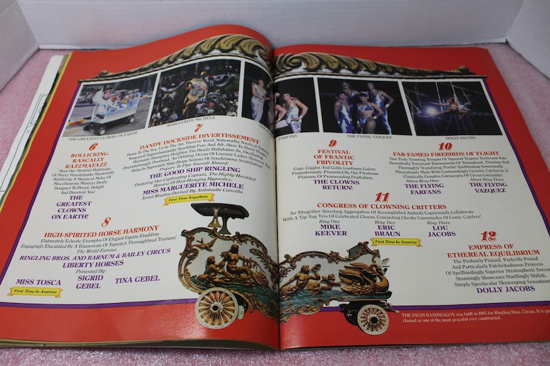 Ringling Brothers and Barnum & Bailey Circus Vintage 1981 Souvenir ...