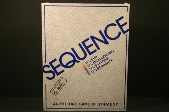 Vintage New Sealed Sequence Board Game / Jax 1995 / Family | Etsy