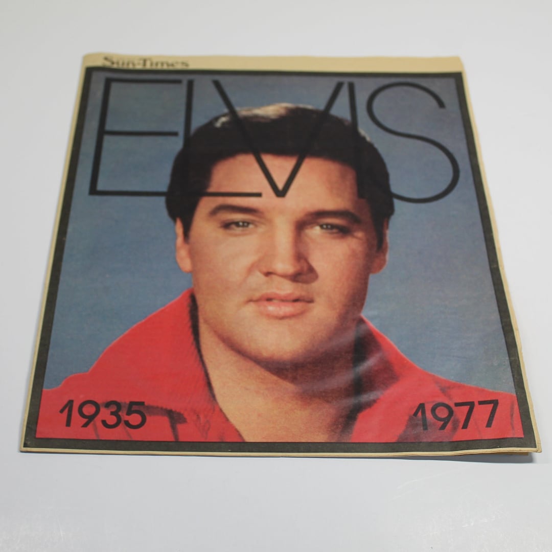 Chicago Sun-times Elvis Presley Special Tribute Vintage Memorabilia ...