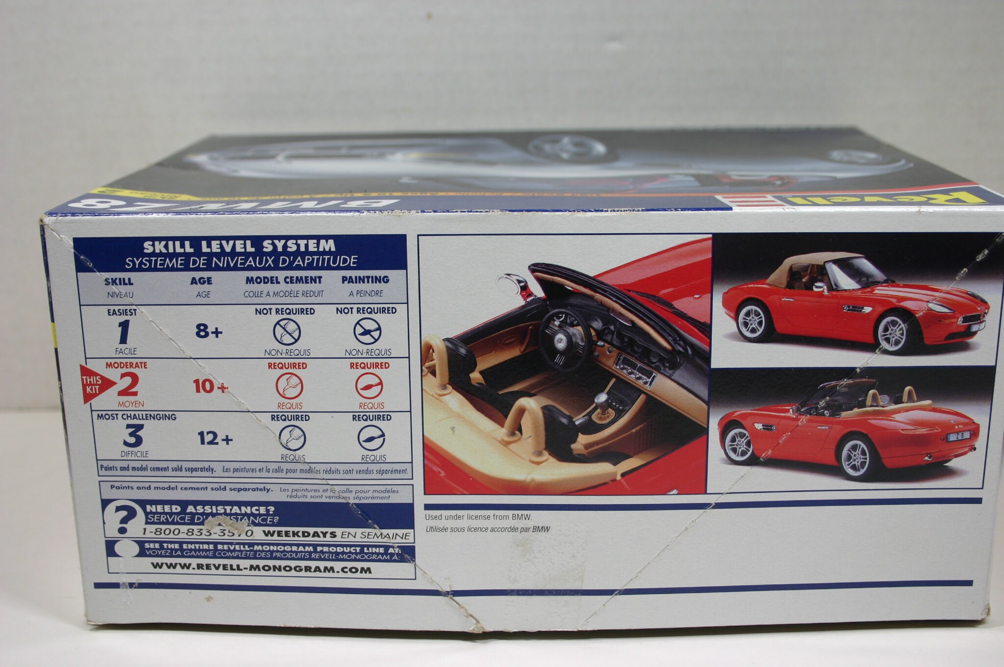 Revell BMW Z8 Model Car Kit 1:24 Scale With Lots of Extras / | Etsy