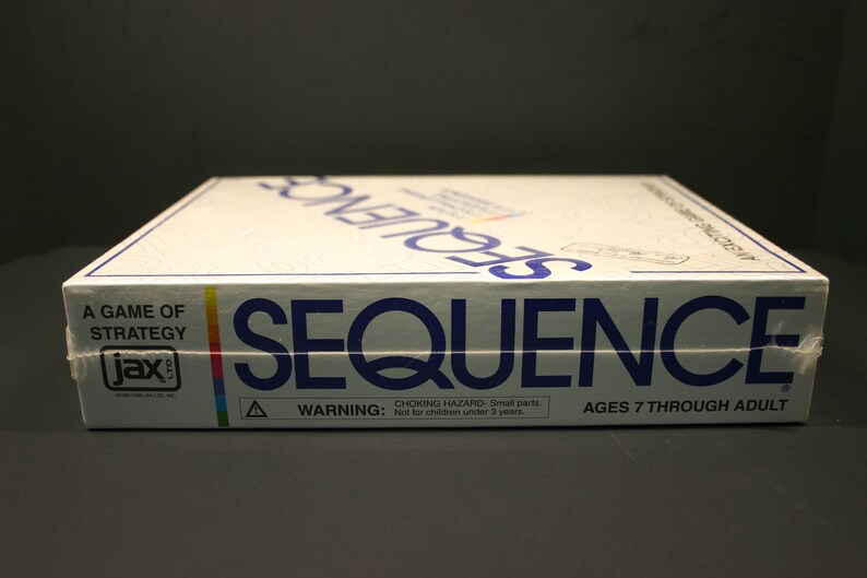Vintage New Sealed Sequence Board Game / Jax 1995 / Family - Etsy