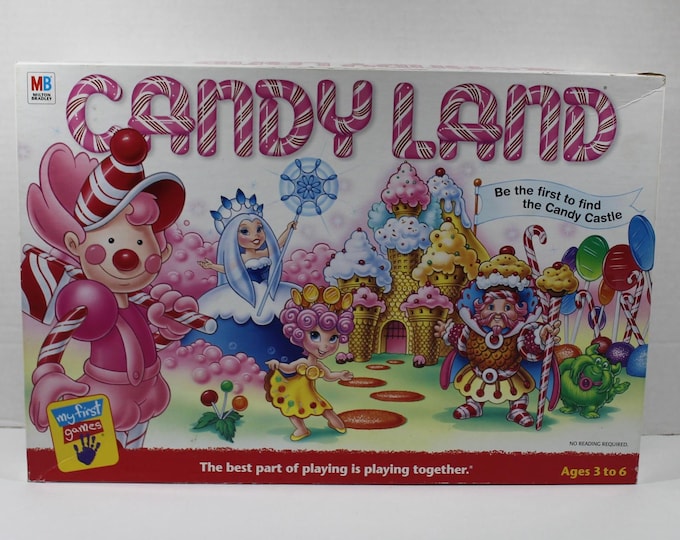 Vintage CANDY LAND Board Game Milton Bradley Children's My First Games ...