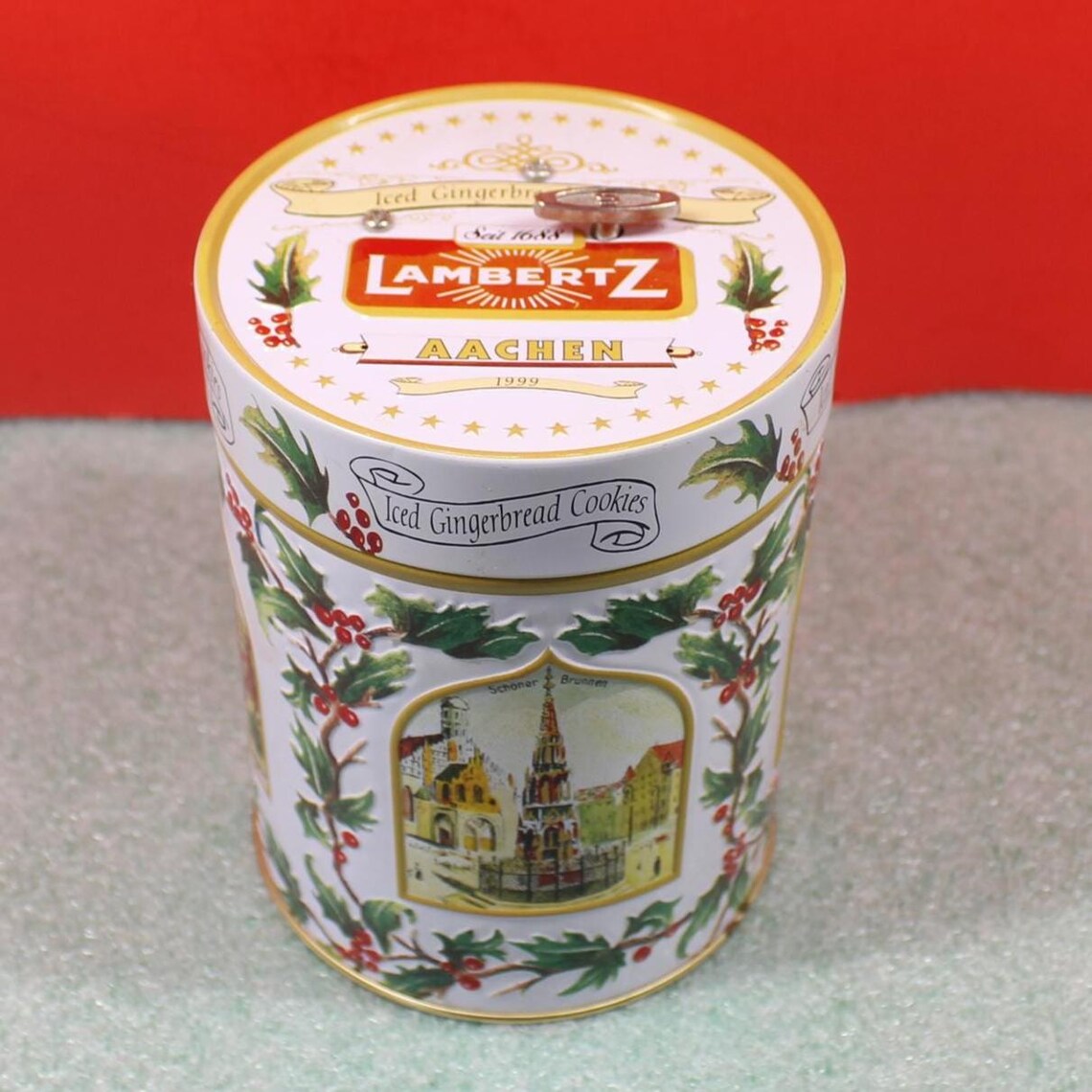 German Lambertz Aachen Musical Gingerbread Cookie Tin Vintage 90's ...