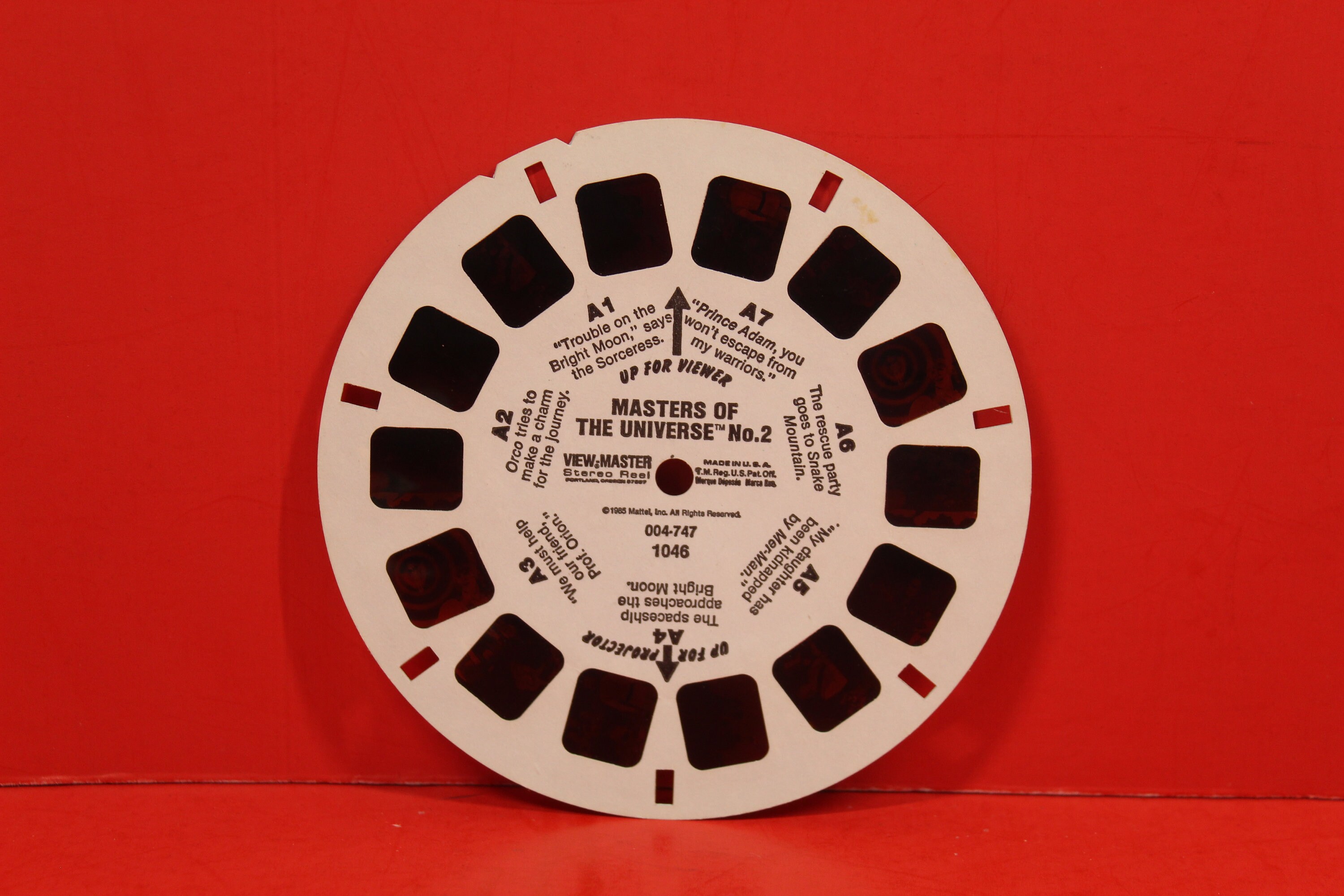 Vintage Toys View Master Reel Set of 3 Masters of the Universe 2 / TV Cartoon View Master Discs ...