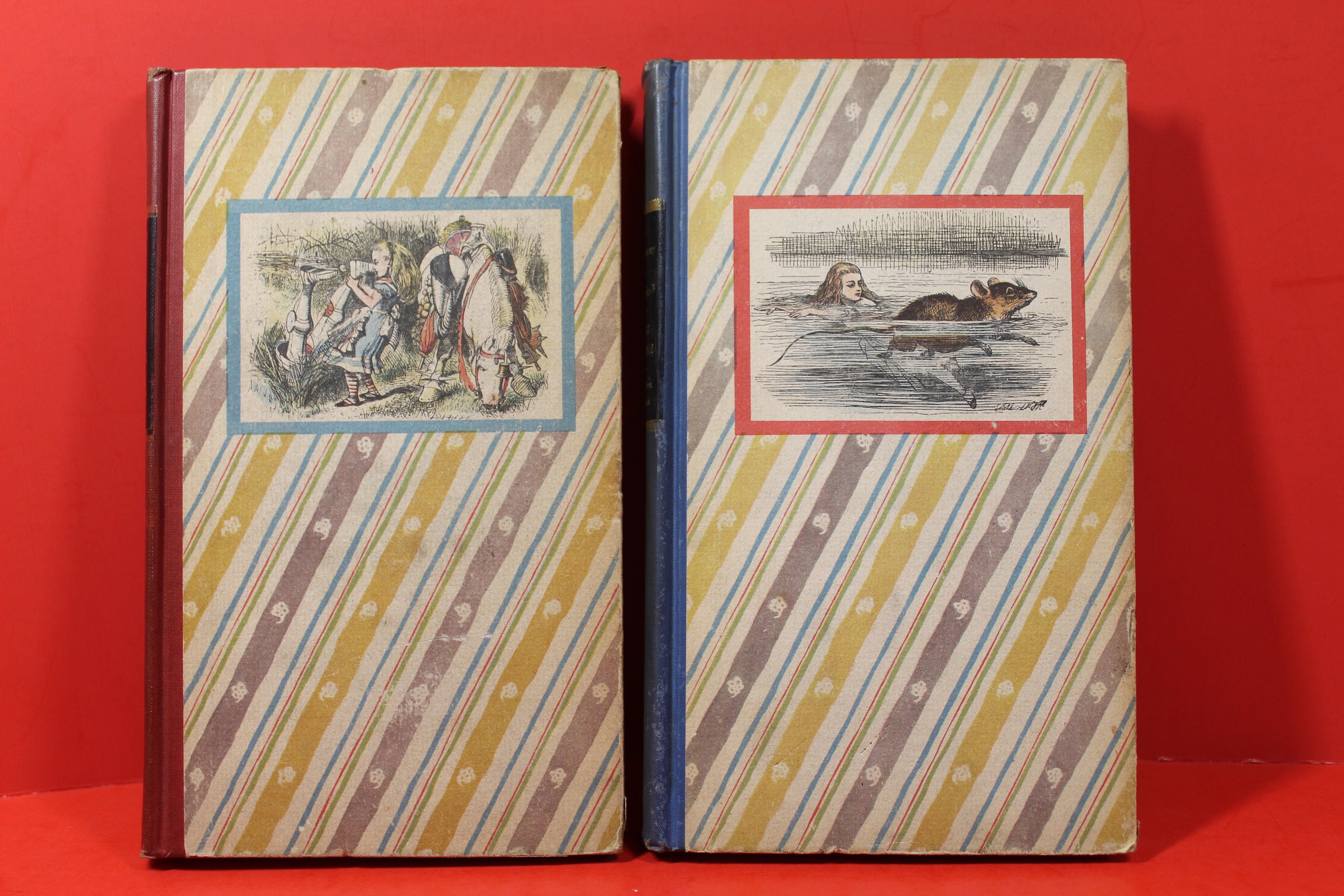 Alice's Adventures in Wonderland and Through the Looking Glass Illustrated Childrens Books ...