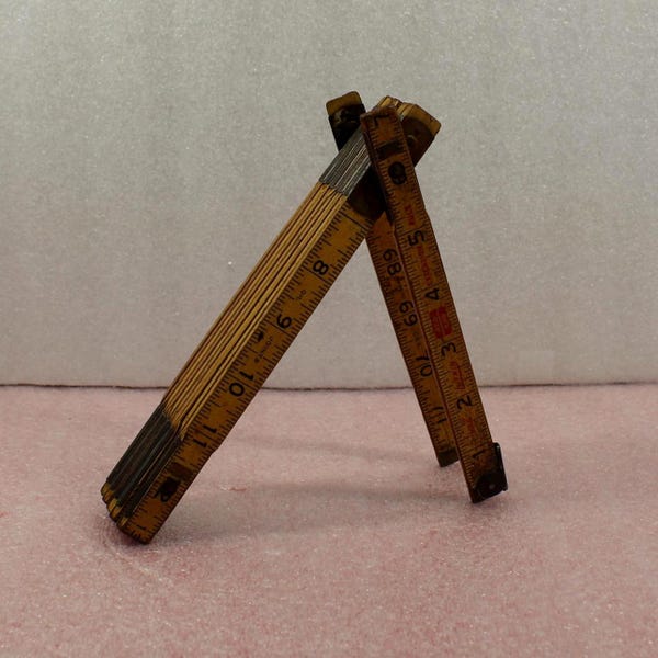 Folding Wood Ruler - Etsy