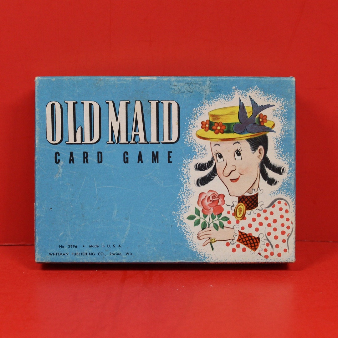 Old Maid Card Game Vintage Lot of 2 Decks Boxed / Both 100% Complete With Instruction Card - Etsy