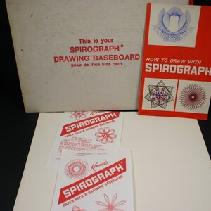 1967 Kenner Spirograph No. 401 With Blue Tray / Vintage Educational Art ...