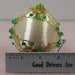 Vintage Christmas Handmade Bead & Sequin Push Pin Styrofoam Ball ...