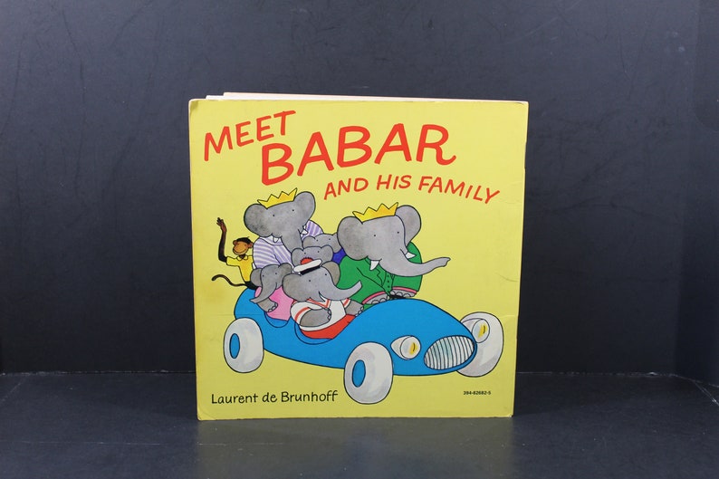Vintage Book Meet Babar and His Family 1973 Soft Cover Book by Laurent De Brunhoff / Random ...