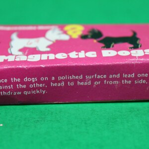 Vintage Magnetic Dogs Miniature Scotty Dogs Magnetic Toy Tricky Dogs ...