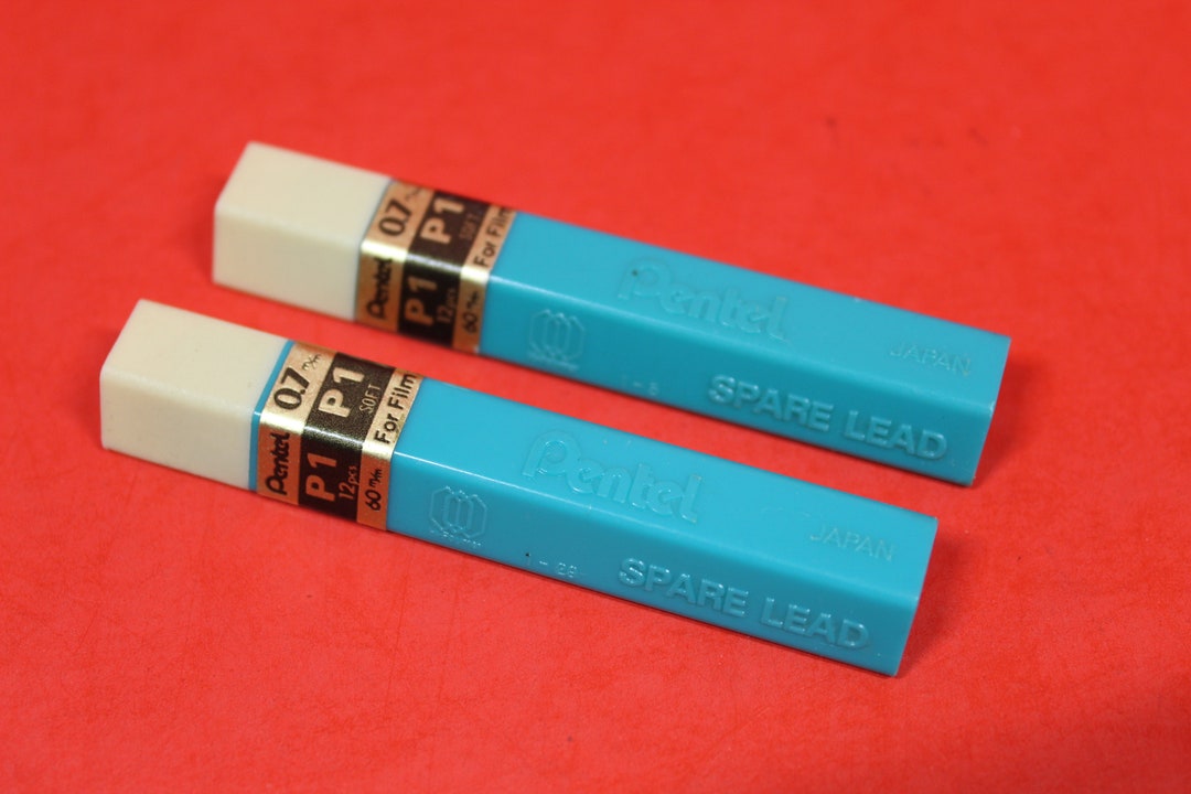 Vintage PENTEL Film Mechanical Pencil Lead P1 Soft .7mm Black - Etsy