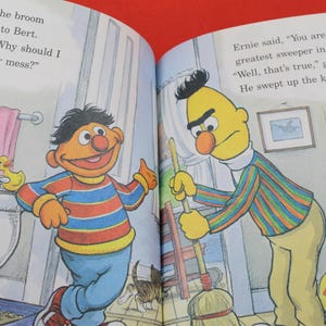 Vintage Children's Book Ernie and Bert's New Kitten Sesame Street Star ...