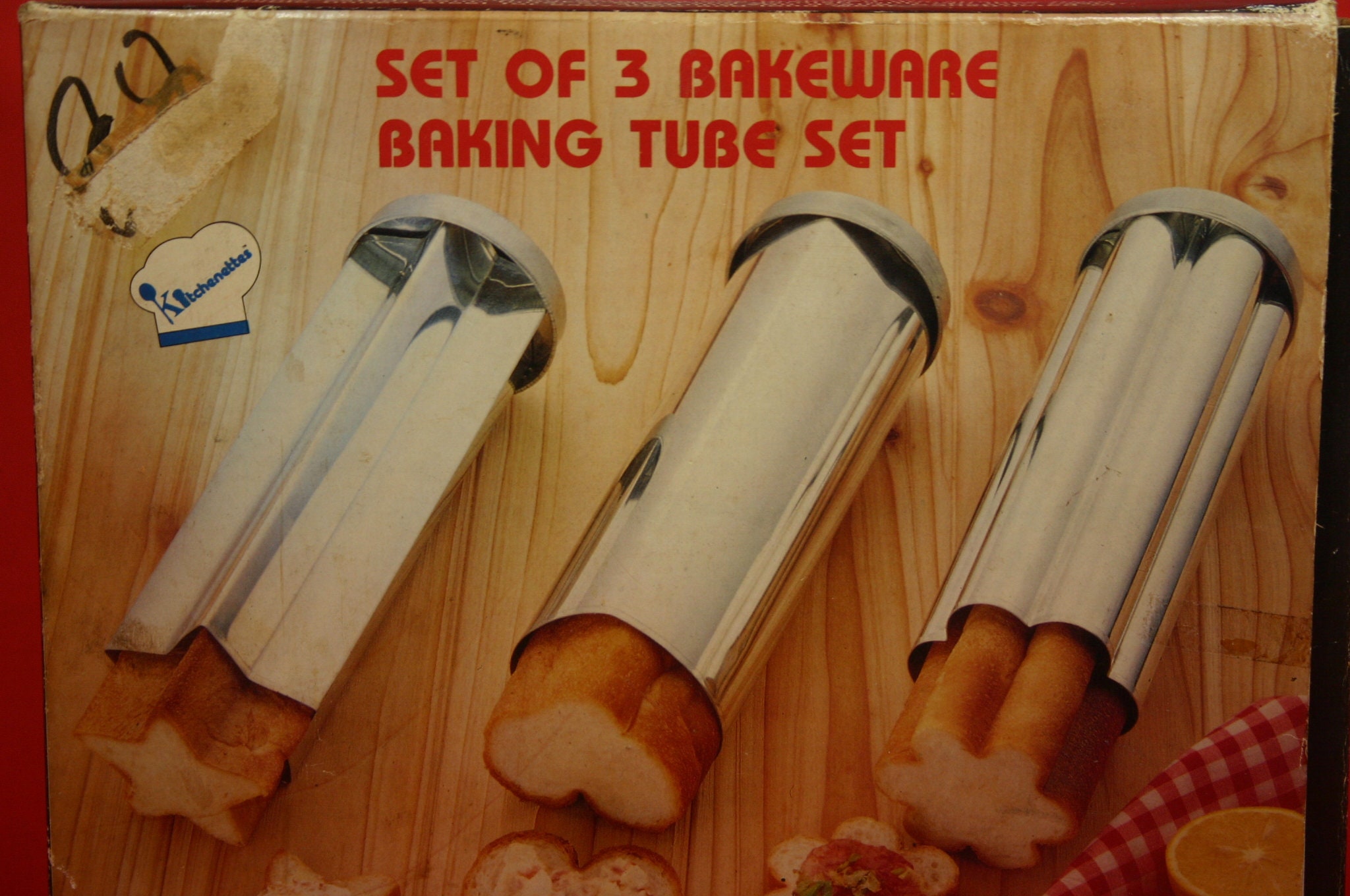 Vintage 1985 kitchenettes Set of 3 Bakeware Baking Tube Set / Bread ...