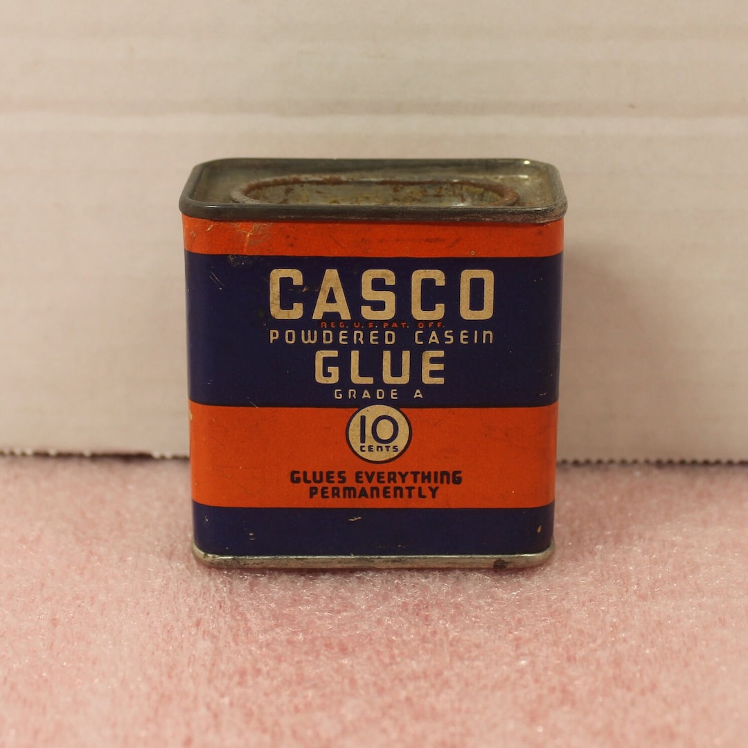 Vintage Tin Casco Powdered Casein Glue Tin / Borden Company ...