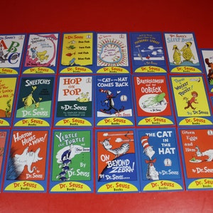 Dr. Seuss Game Cards Vintage Lot of 20 for Crafts, Scrapbooking, Mixed ...