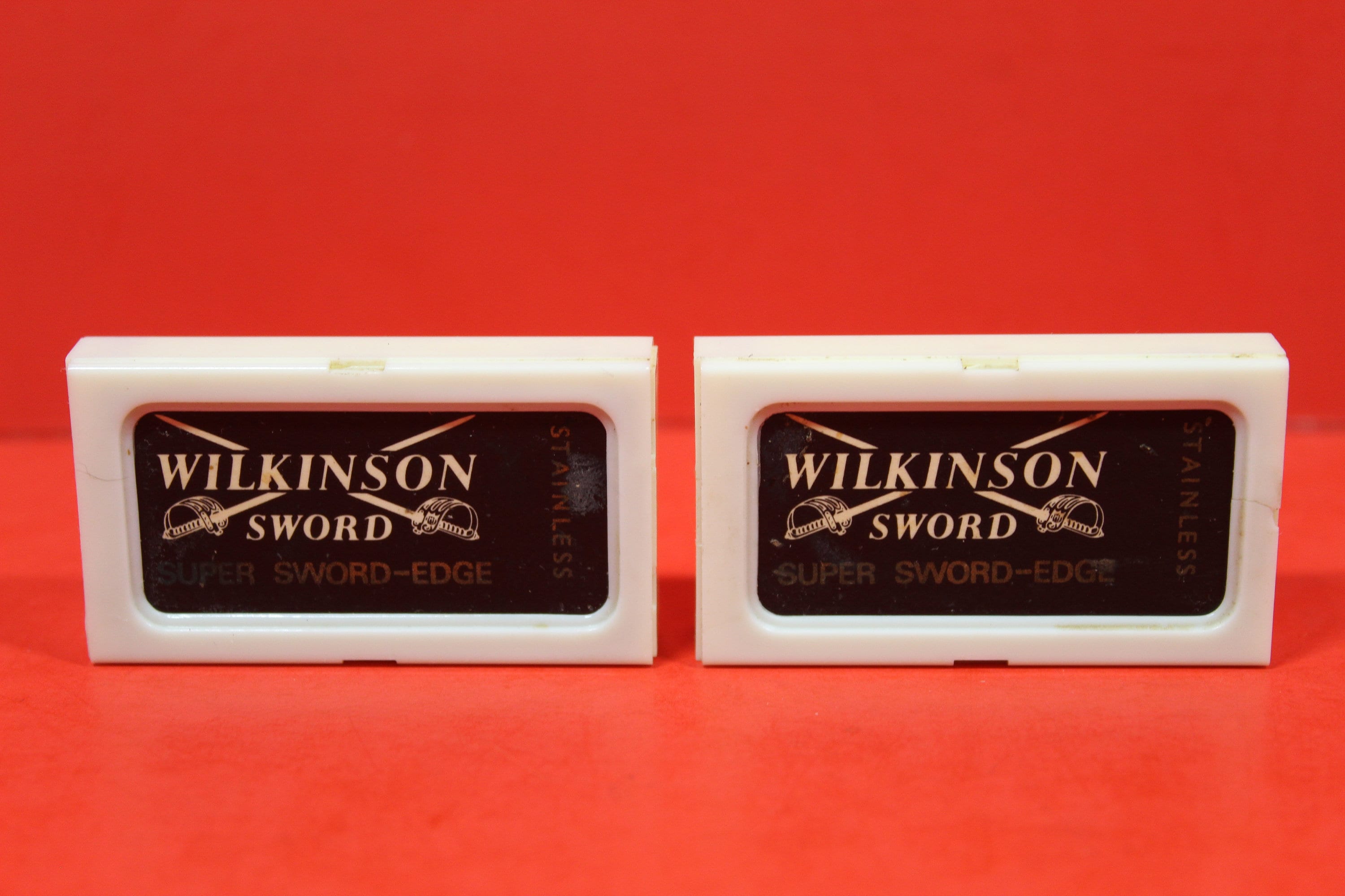 Vintage Razor Blades Wilkinson Sword Super Sword-edge Razor 5 Blade ...