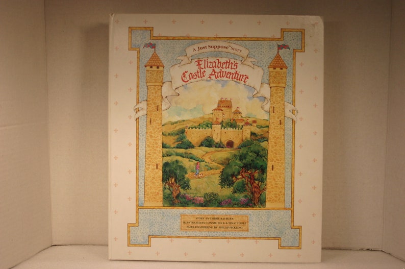 Vintage 1992 Pop up Play Castle Book / Elizabeth's Castle - Etsy