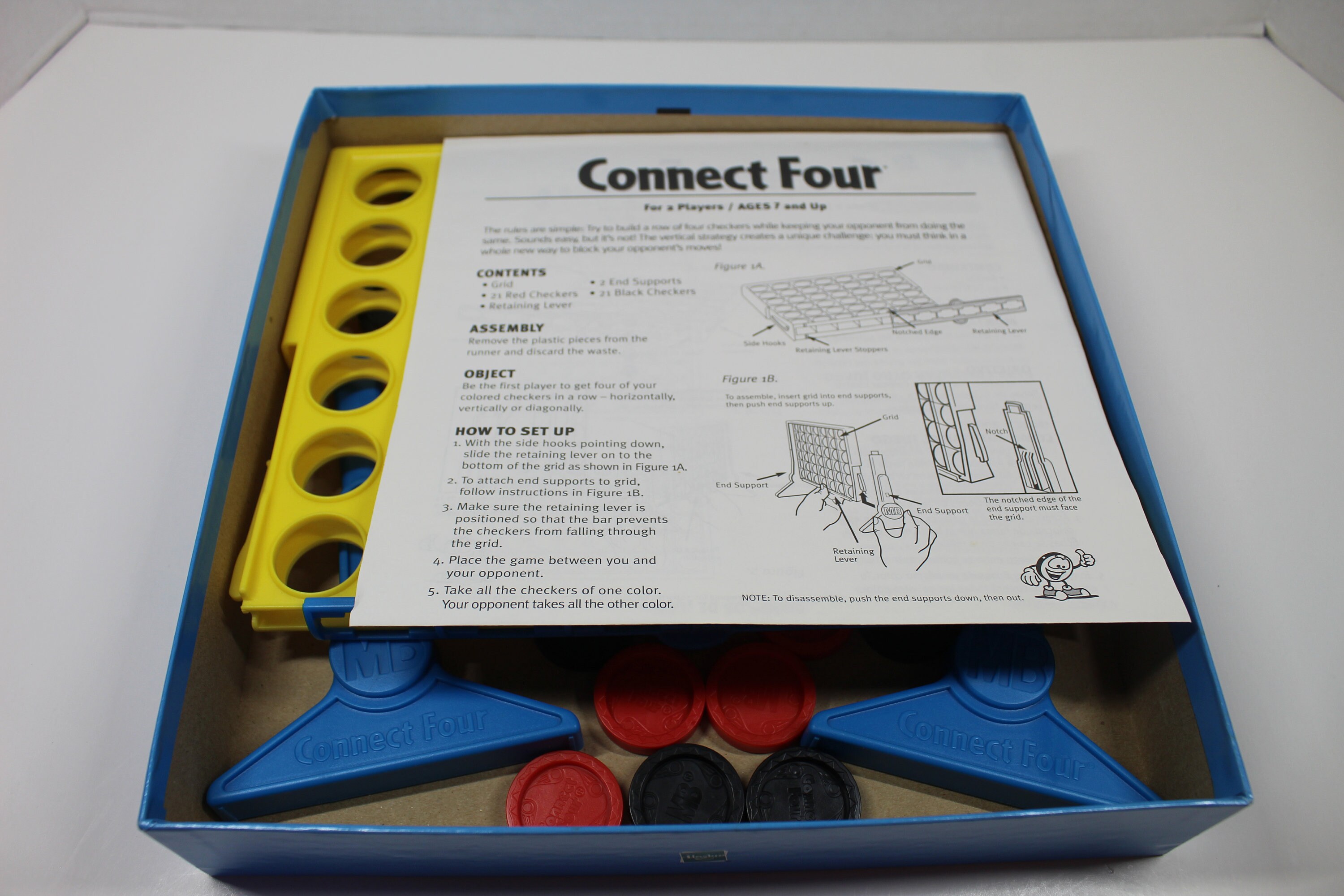 Vintage Connect Four Board Game by Milton Bradley / 100% - Etsy