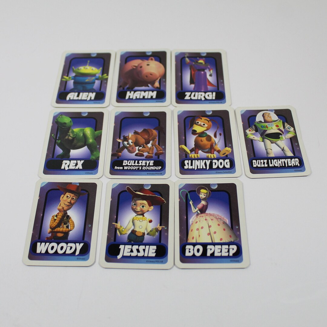 10 Miniature Cards Toy Story 2 / Vtg Disney Pixar Game / Swap ...