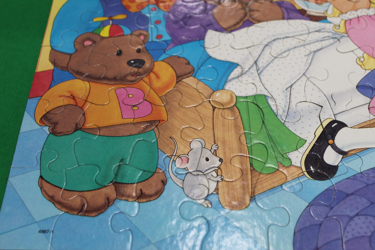 Vintage Storybook Puzzle Goldilocks & the Three Bears - Milton Bradley ...