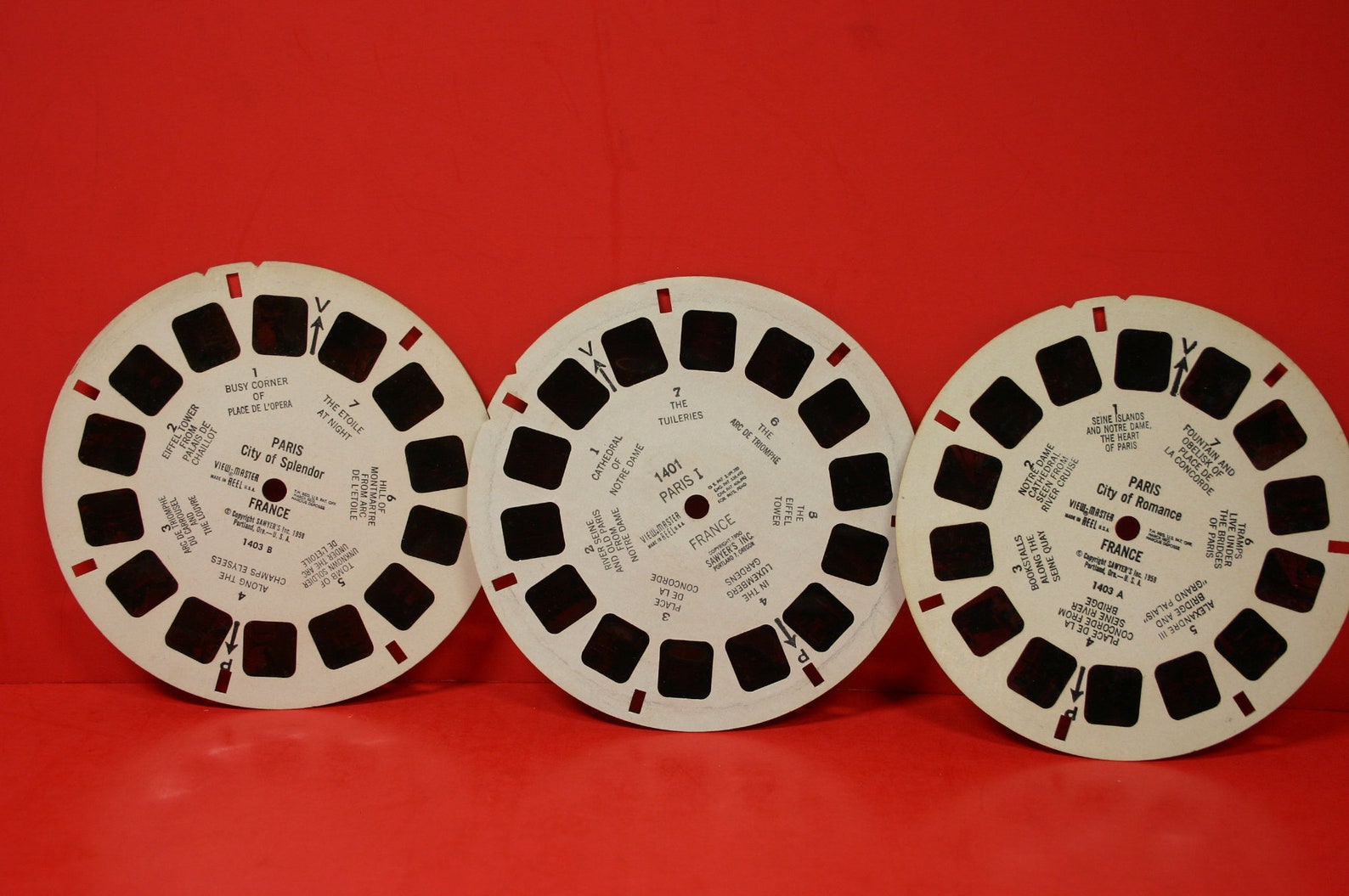 View Master Reels Vintage 1950's / Paris France - Etsy