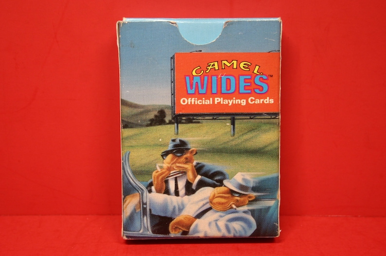 CAMEL WIDES Official Playing Cards Vintage 1992 / Playing Card Deck ...
