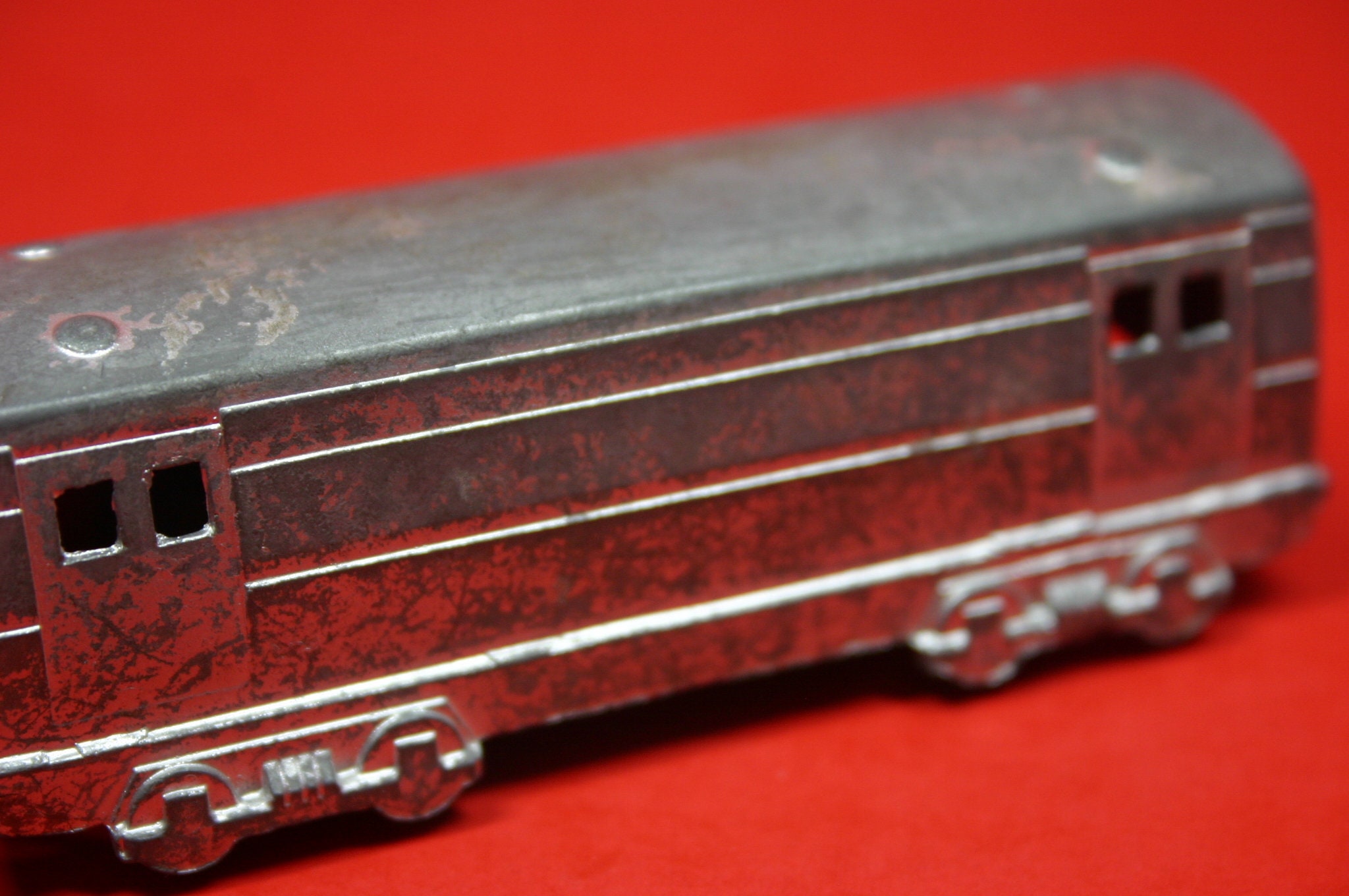 Vintage Metal Toy Train Car / Midge Toy / Rockford ILL / Pat 2775847 ...