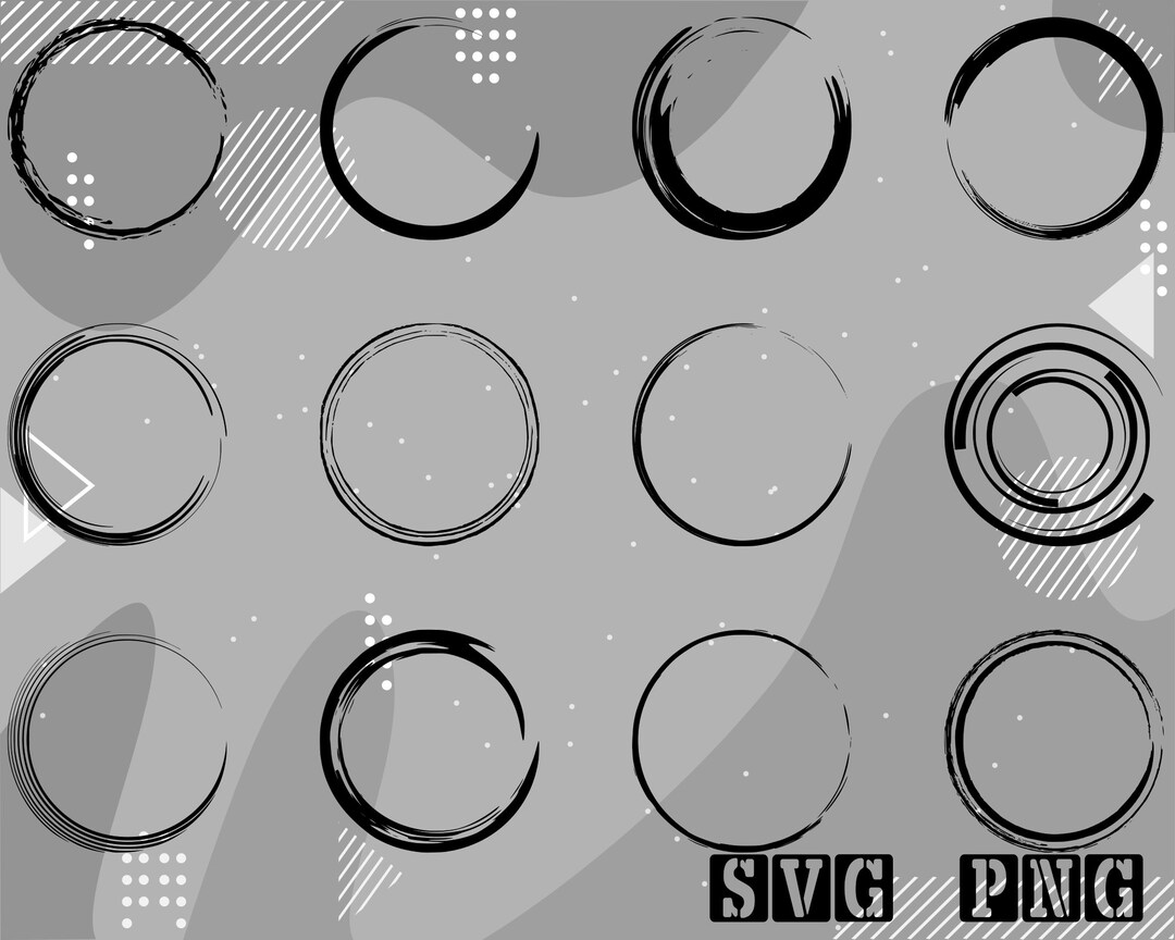 Circle Design | Circle SVG | PNG | Circle Frame | Border Design ...