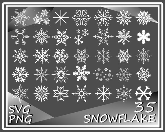 Snowflake Svg Snowflakes Svg Bundleflake Winter Svg | Etsy