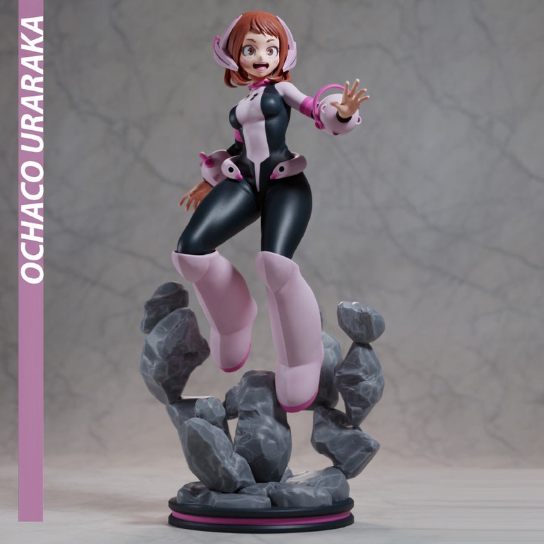 Ochaco_uraraka_mha Fan_art /resin Scale Model for Assembling and ...