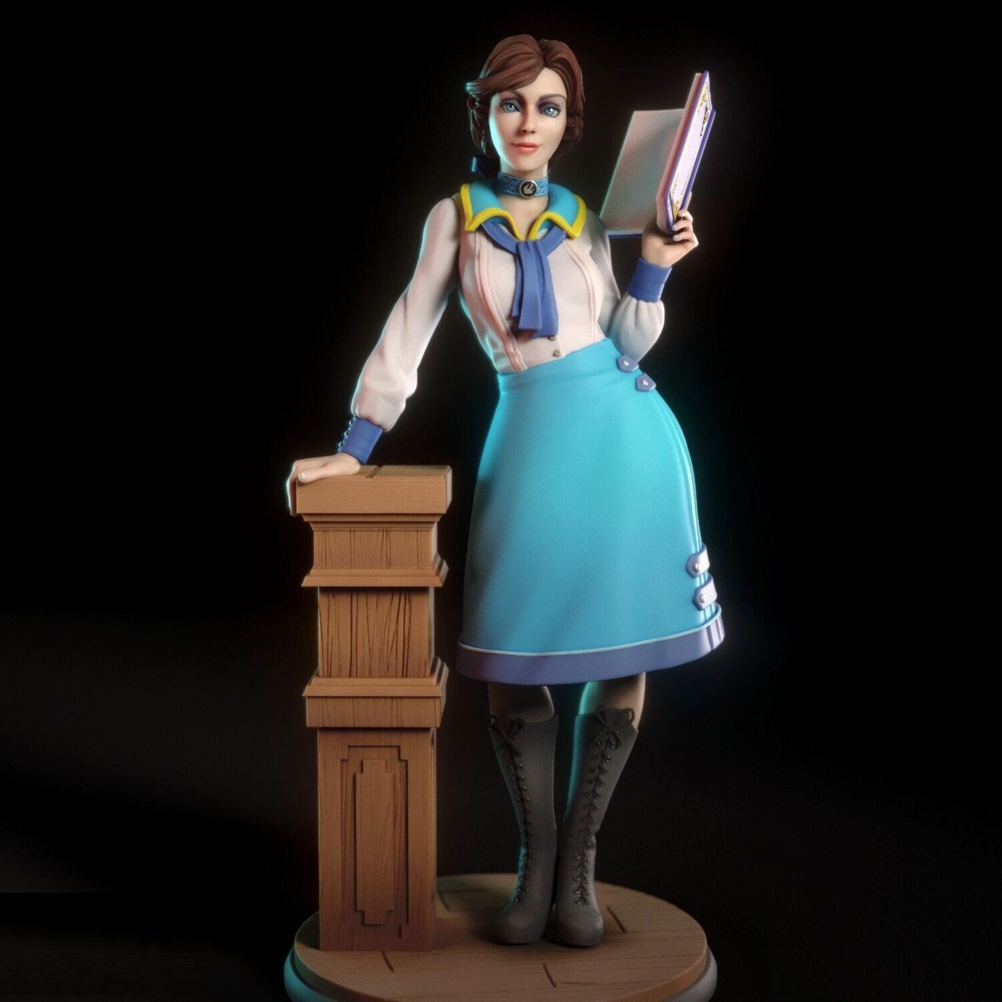 Elizabeth Bioshock_fan_art /resin Scale Model for Assembling and ...
