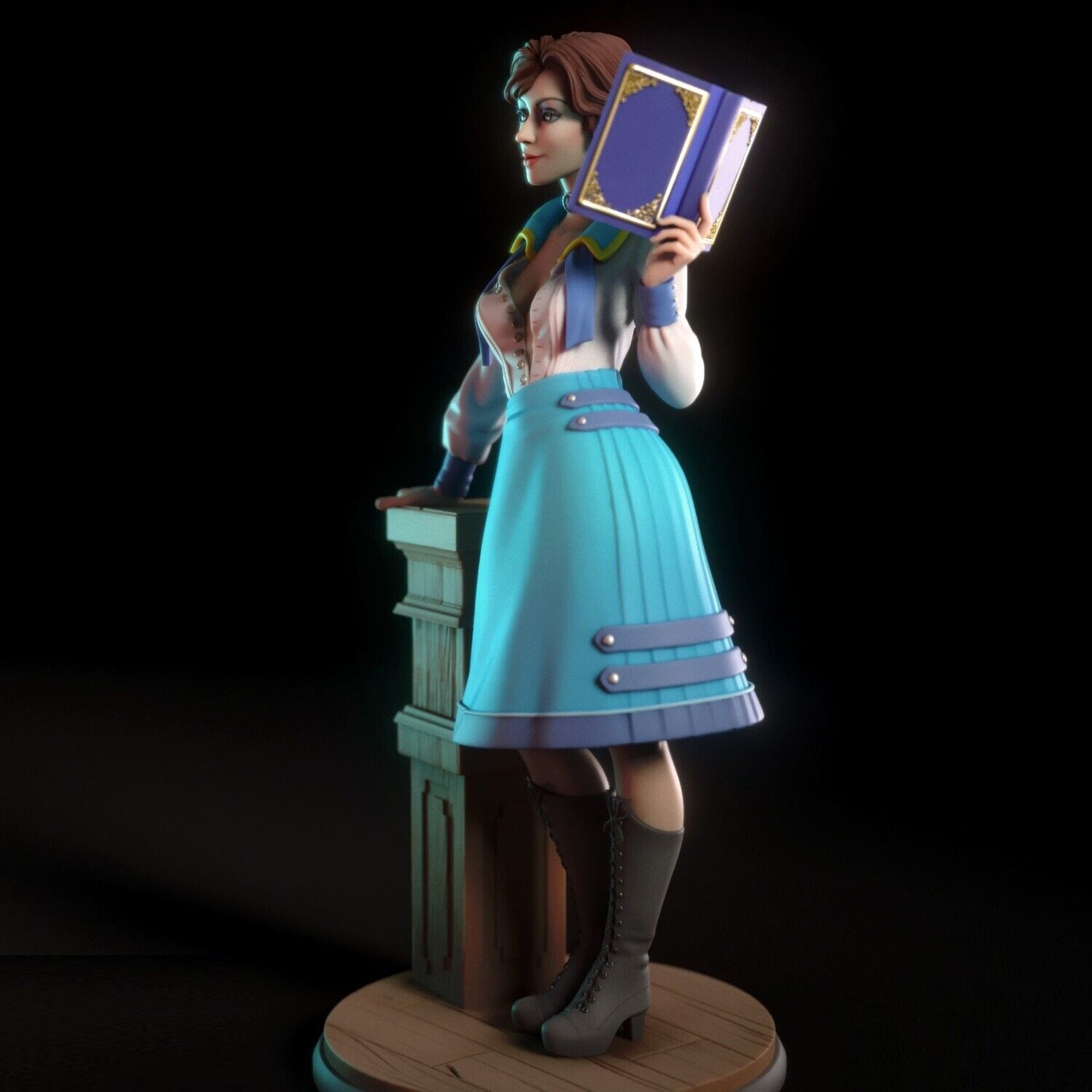 Elizabeth Bioshock_fan_art /resin Scale Model for Assembling and ...