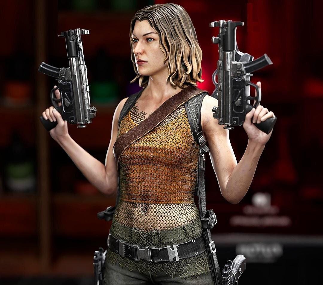 Alice_ /resident Evil_fan_art /resin Scale Model for Assembling and ...