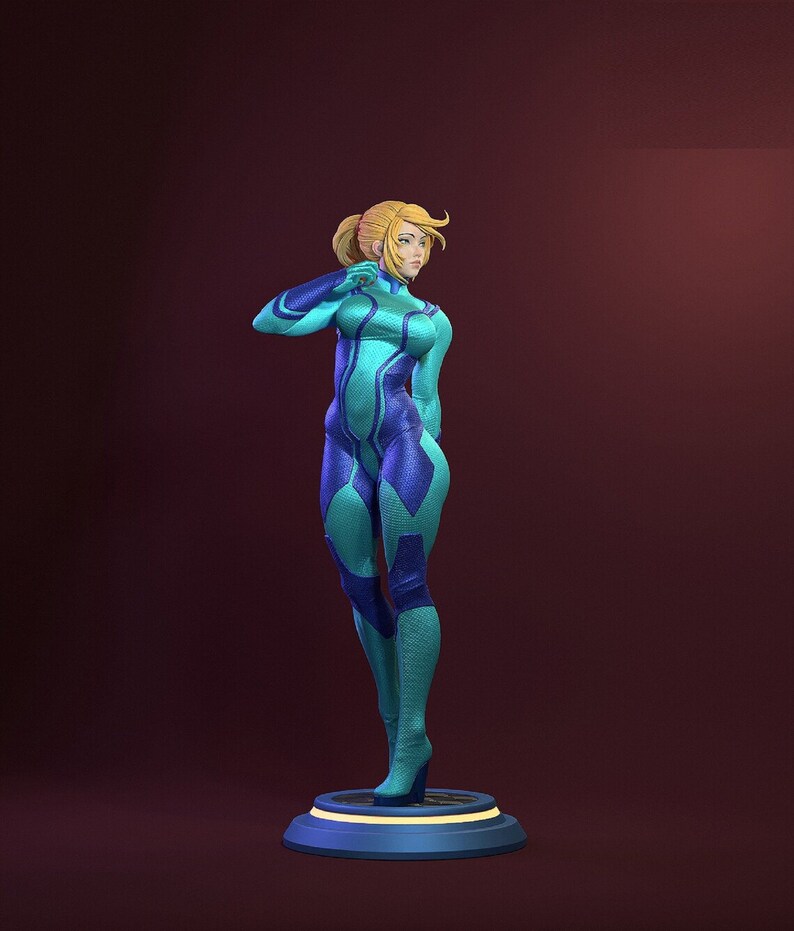 Samus_aran Metroid_fan_art /resin Scale Model for Assembling and ...