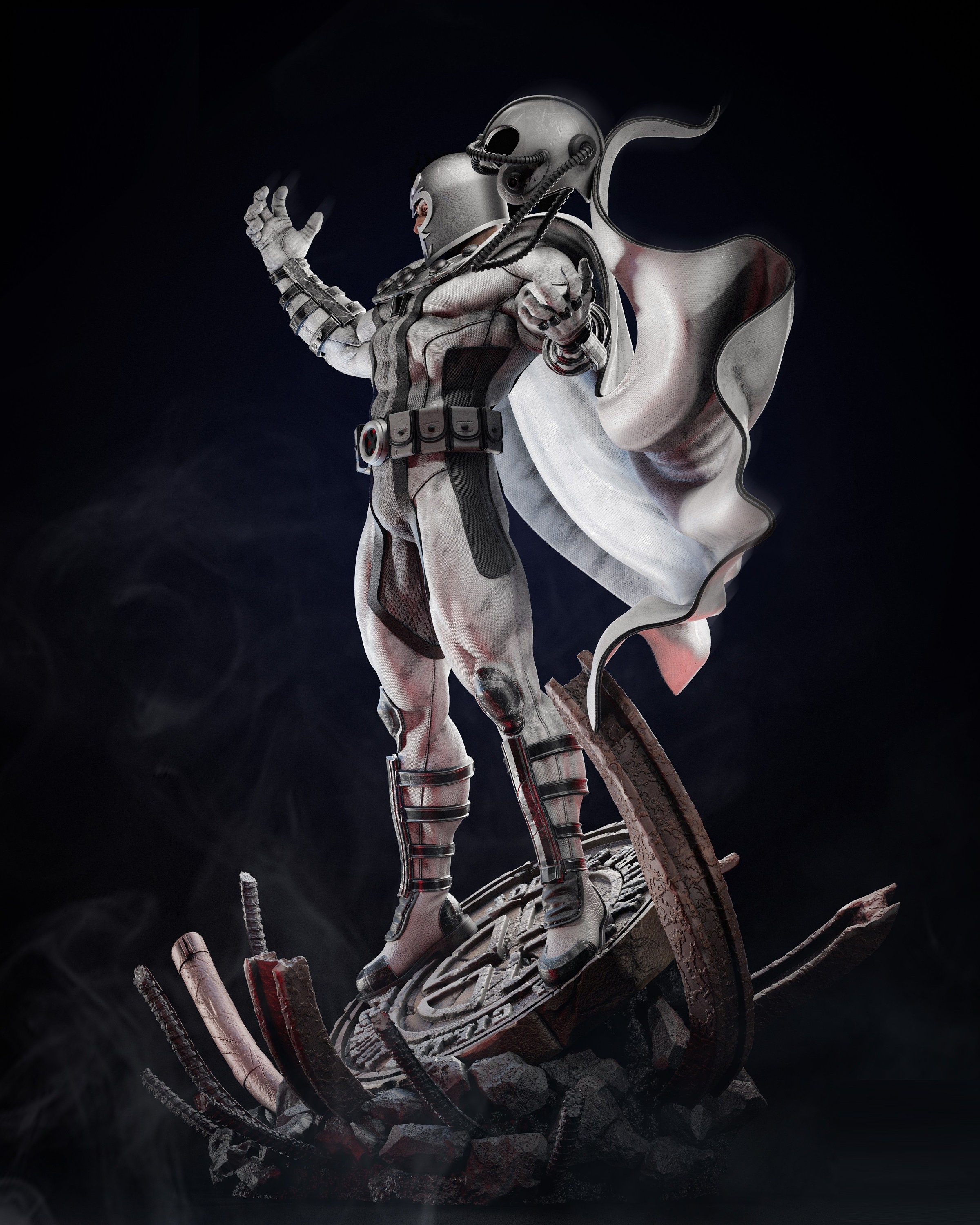 Magneto_fan Artresin Scale Model for Assembling and Painting or Ready ...