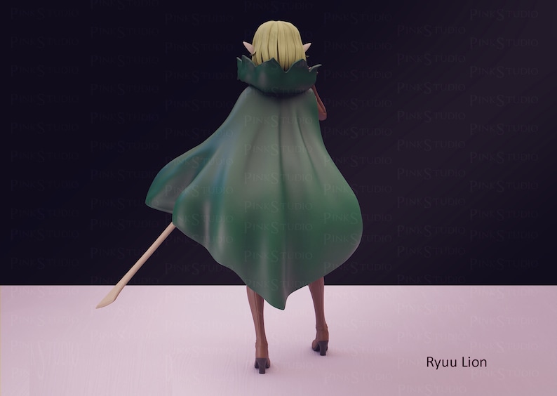 Ryuu_ Lion_ Danmachi_fan_art /resin Scale Model for Assembling and ...