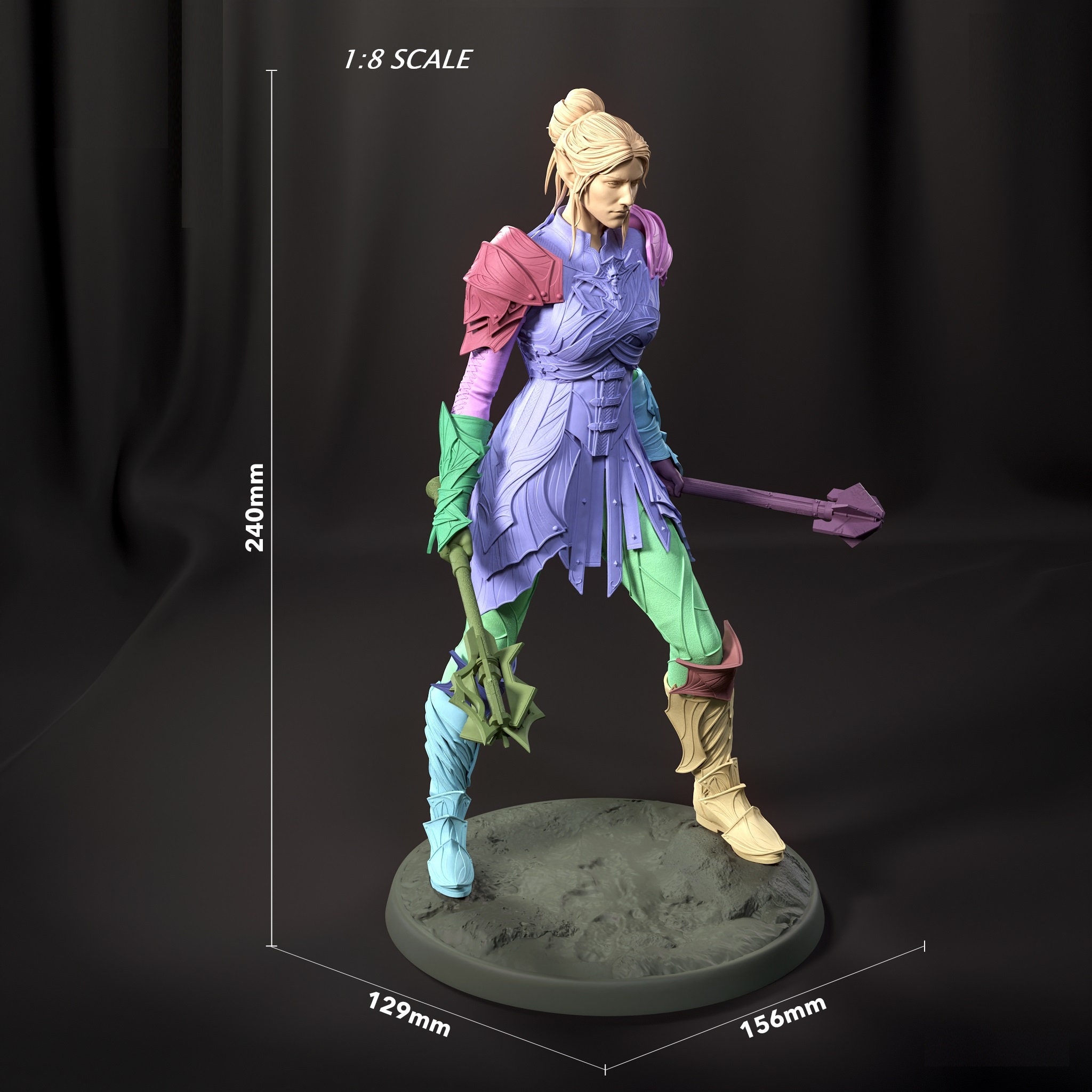 Minthara_bg3_fan Art /resin Scale Model for Assembling and Painting or ...