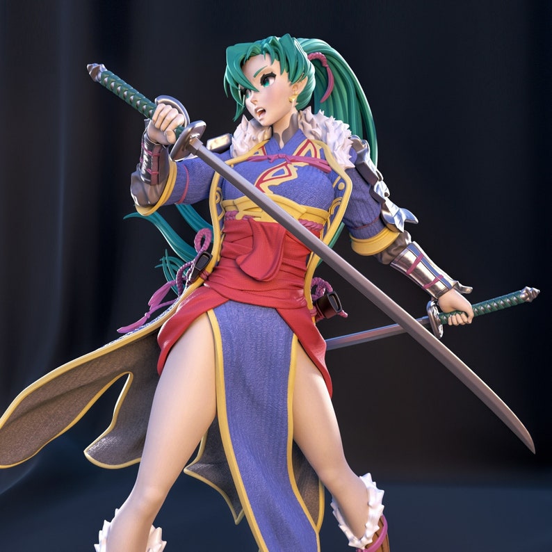 Lyn fire Emblem_fan Art /resin Scale Model for Assembling and Painting ...