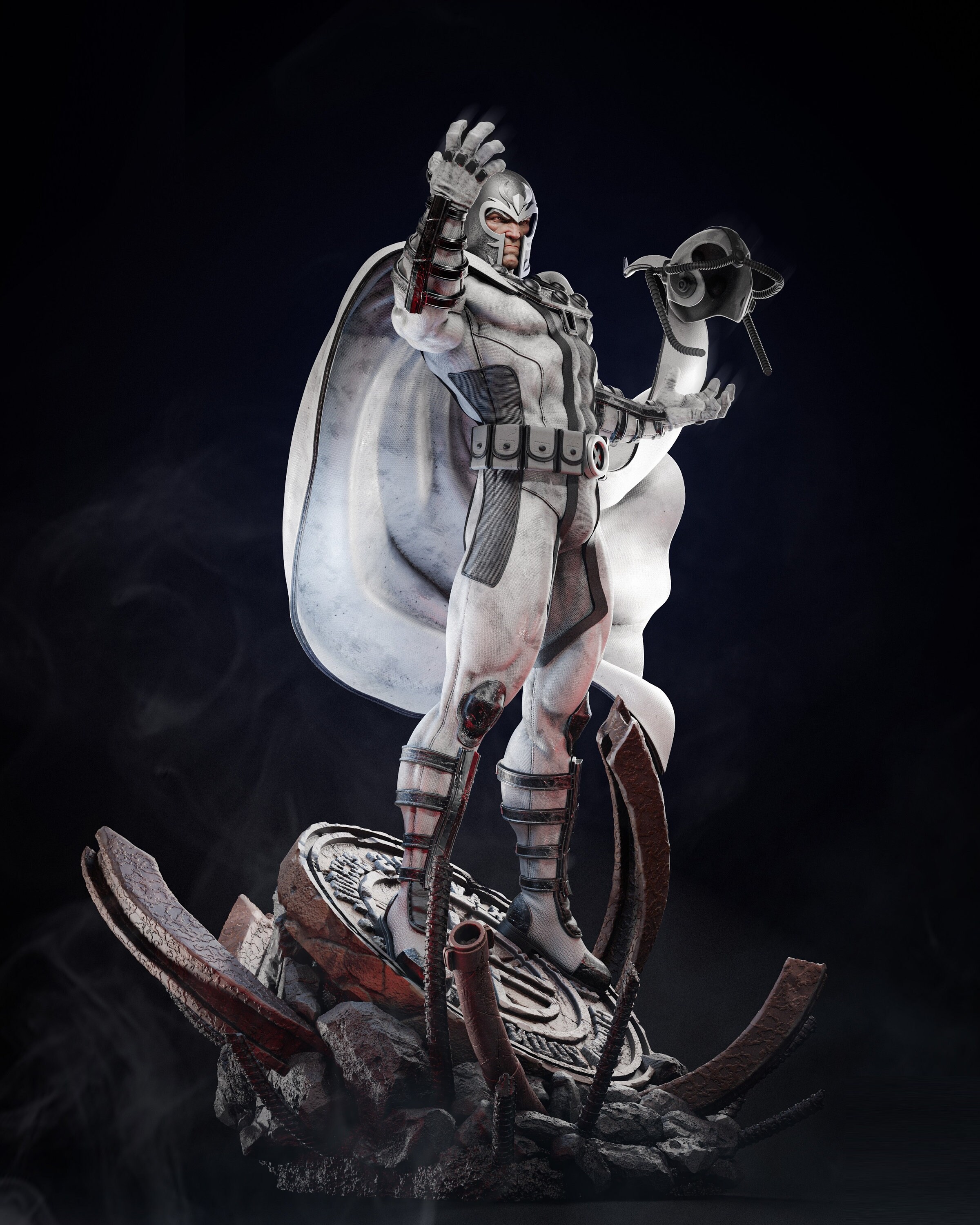 Magneto_fan Artresin Scale Model for Assembling and Painting or Ready ...