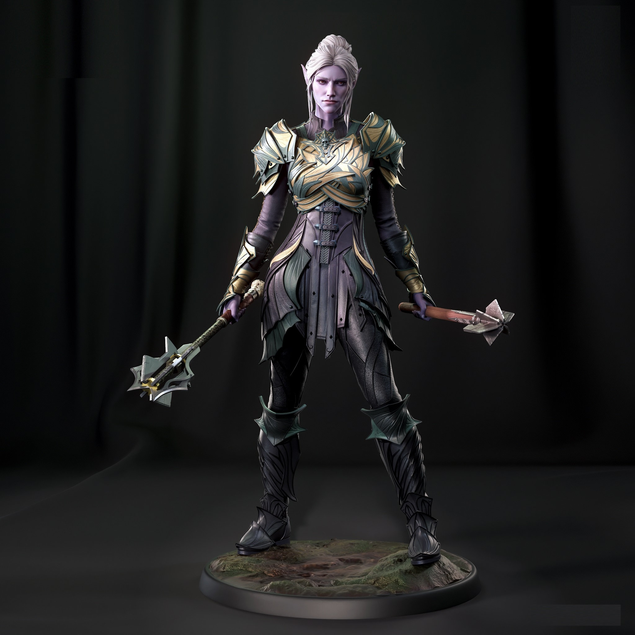 Minthara_bg3_fan Art /resin Scale Model for Assembling and Painting or ...