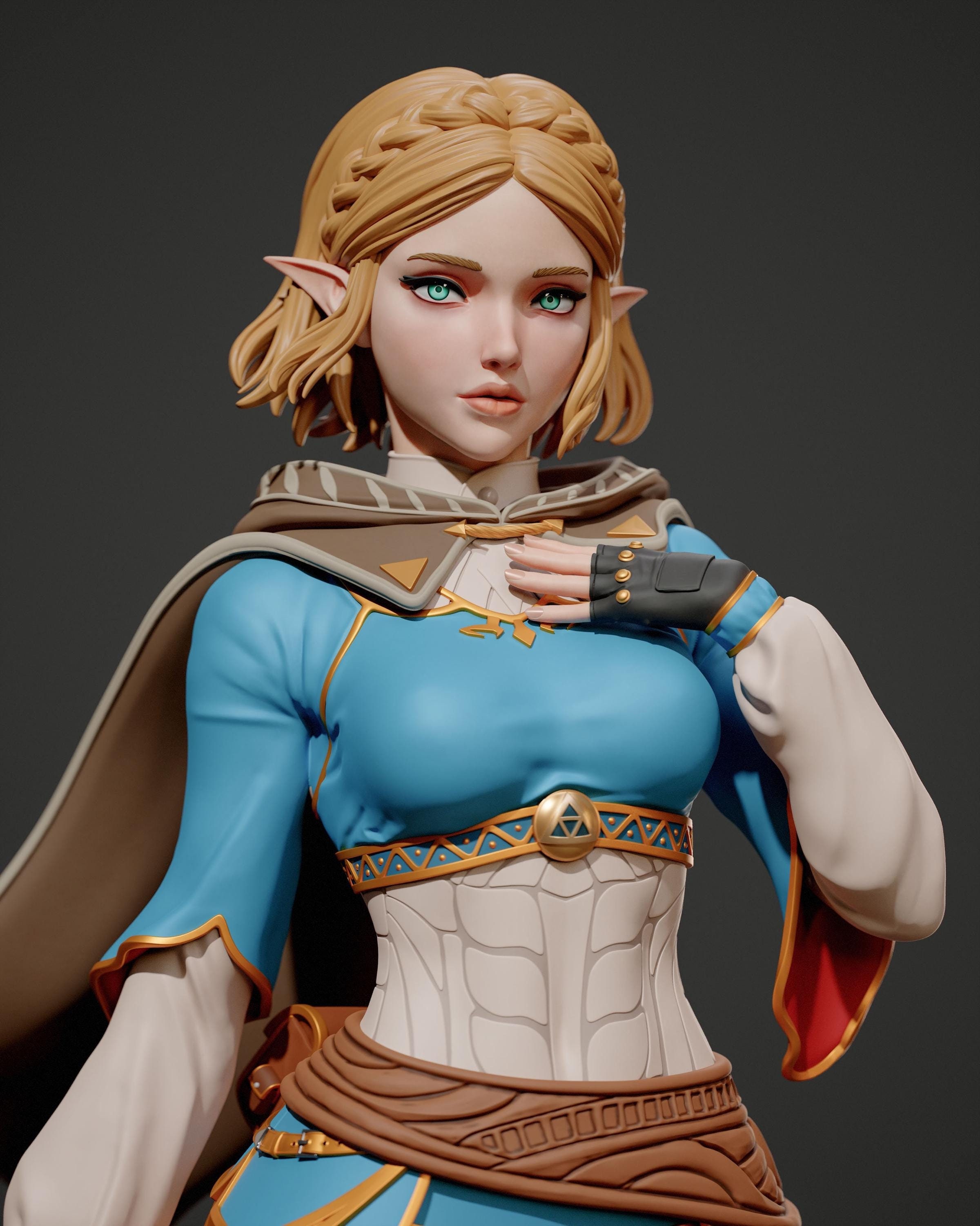 Princess Zeldafan_art /resin Scale Model for Assembling and Painting or ...