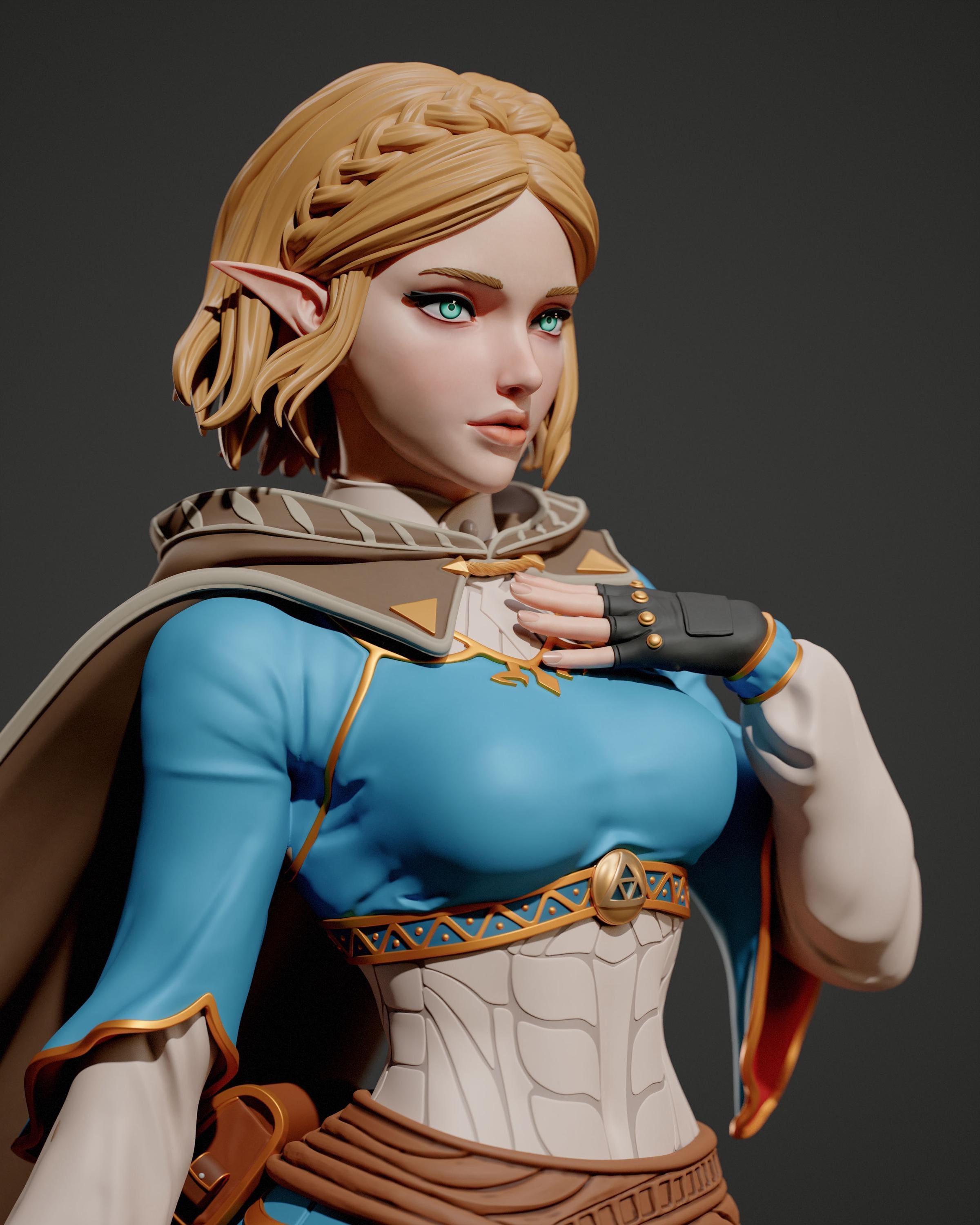 Princess Zeldafan_art /resin Scale Model for Assembling and Painting or ...