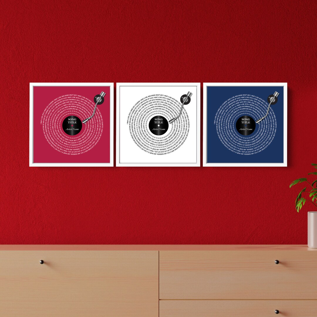 Memorial Day Song Lyrics Bundle Canvas Prints - Honor and Remember With ...
