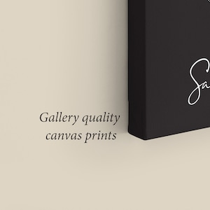 In Memory Poem Canvas Print - Custom Tribute Wall Art - Bereavement ...