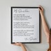 In Memory Poem Canvas Print - Custom Tribute Wall Art - Bereavement ...
