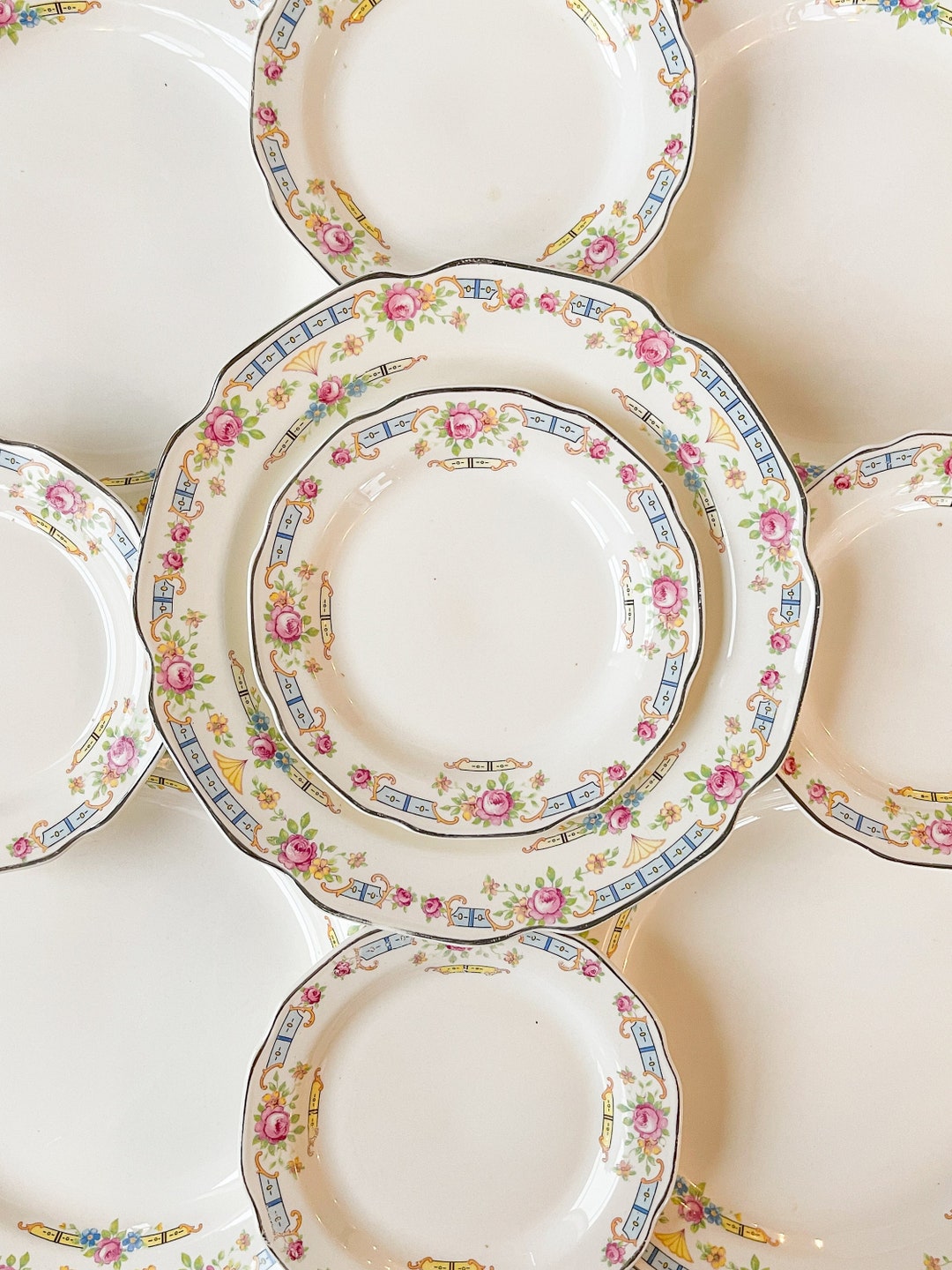 Vintage Stetson China Choose From Luncheon/salad Plates, Dessert/bread ...