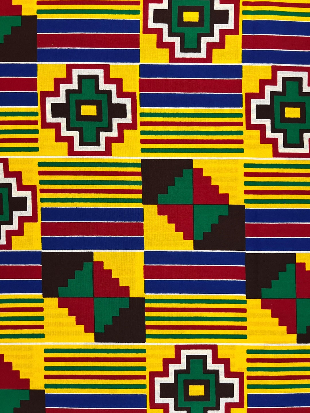Senegalese Phoenix Hitarget African Wax Block Print Cotton Fabric ...