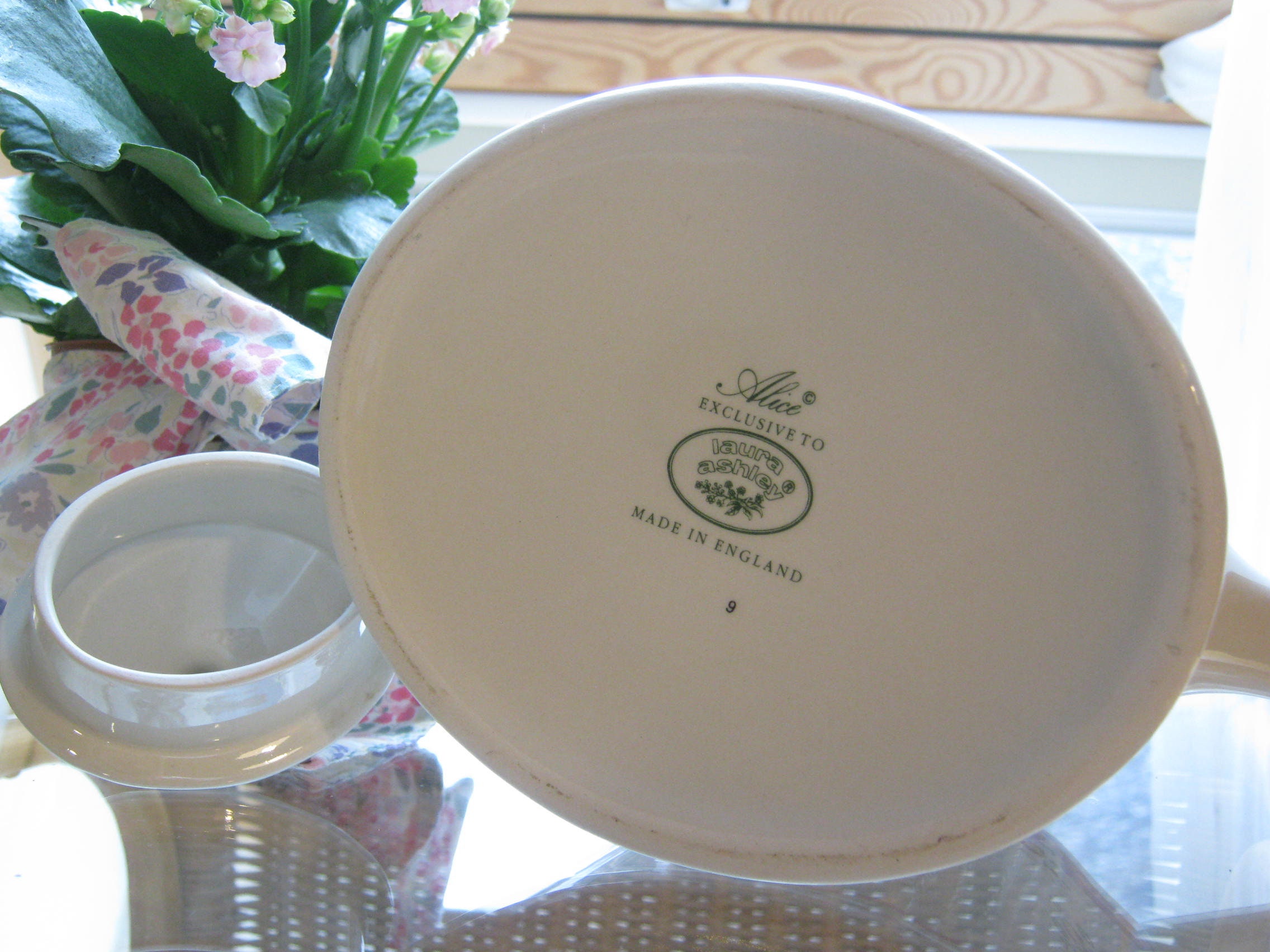 LAURA ASHLEY Vintage 1988 alice Porcelain Regency Style Cottage Floral ...